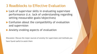 12 Common Errors in Clinical Supervision | PPT