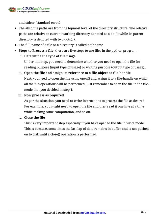 12 comp sci_revision_note_11 | PDF