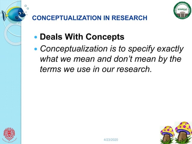 Conceptualization and Operationalisation stat 716 | PPT