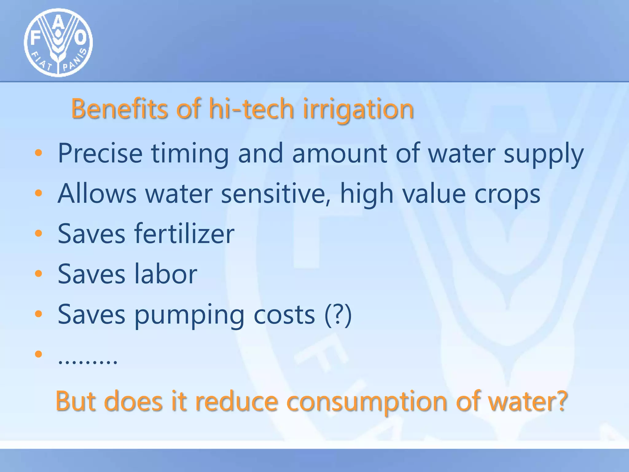 Consumptive and non-consumptive water use: Getting the right framework ...