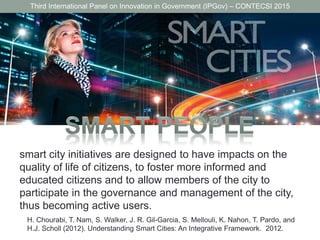 The ladder of Citizens ‘smartness’ Citizens participation in smart ...