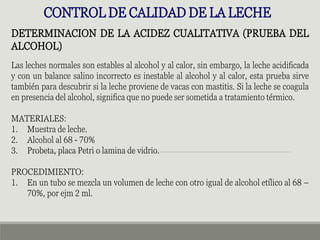 12 control de calidad de la leche | PDF