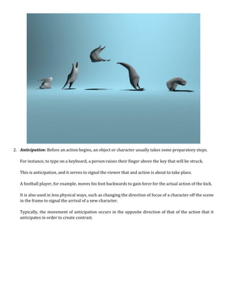 THE TWELVE COOL PRINCIPLES OF ANIMATION | PDF | Computer Animation ...