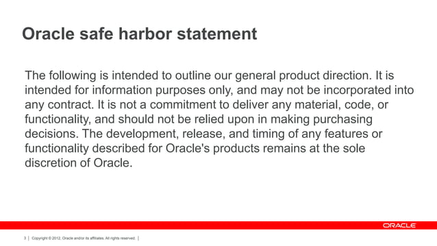 Oracle 12c Optimizer Overview - 2014 | PPT