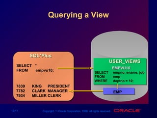 Les12 creating views | PPT