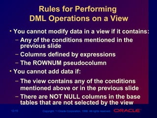 Les12 creating views | PPT