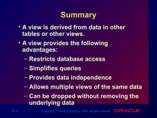 Les12 creating views | PPT