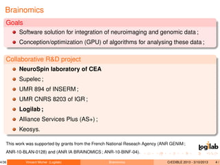 Brainomics - CrEDIBLE 2013 | PPT