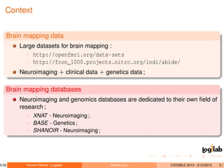 Brainomics - CrEDIBLE 2013 | PPT