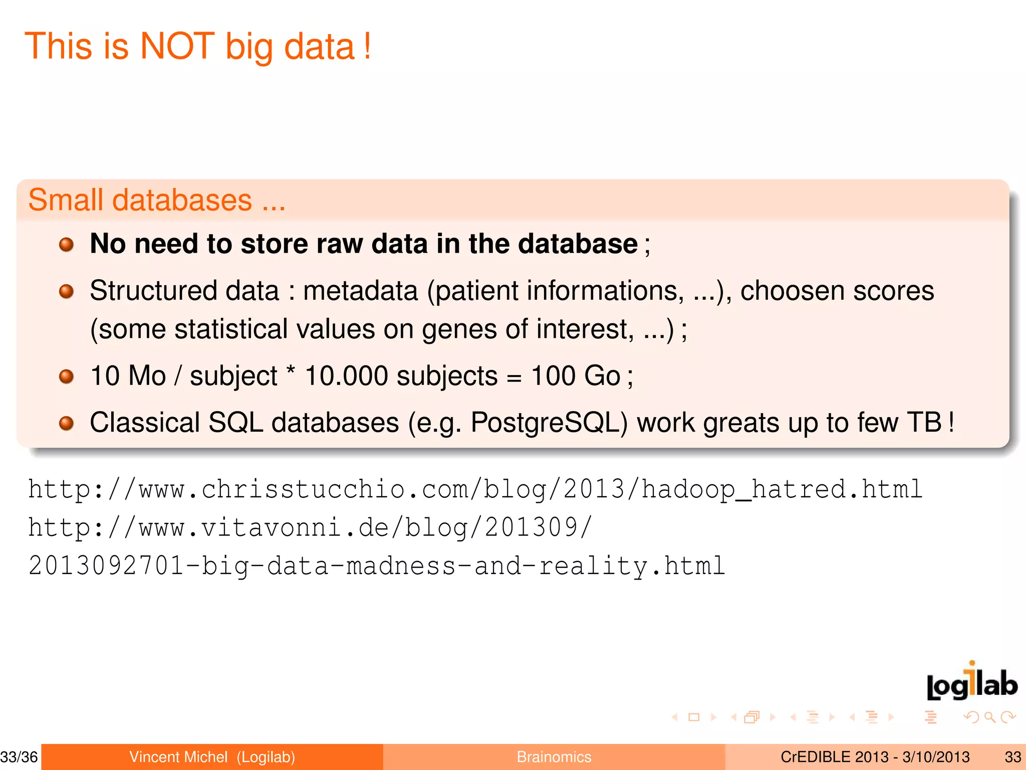 BRAINOMICS A management system for exploring and merging heterogeneous ...