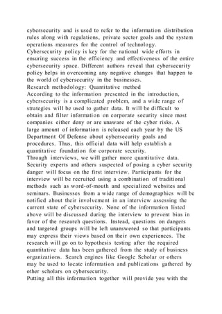 12Cyber Research ProposalCyb | PDF