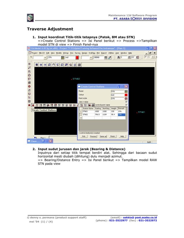 12d traverse adjustment | PDF