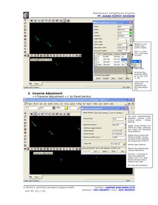 12d traverse adjustment | PDF