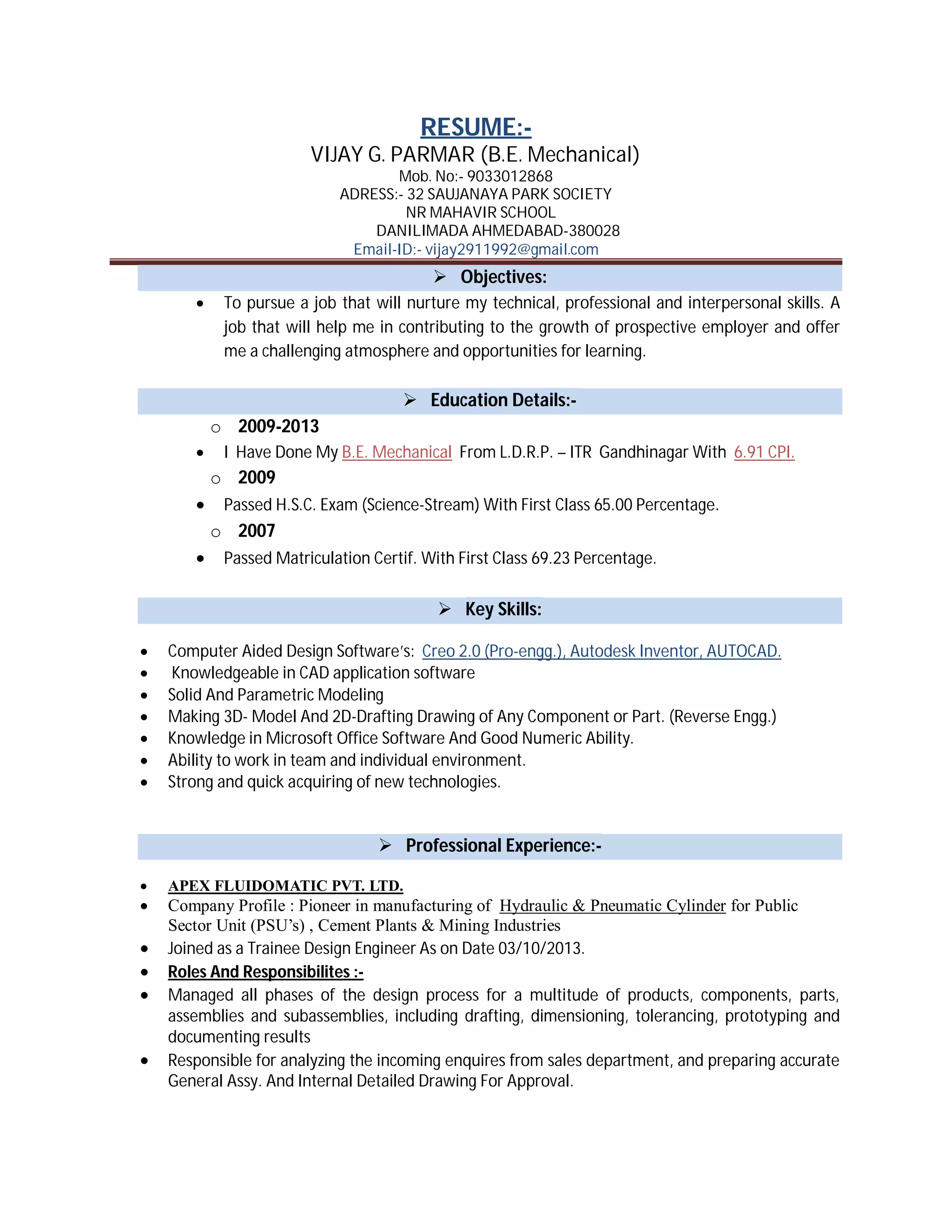 Resume Updated | PDF