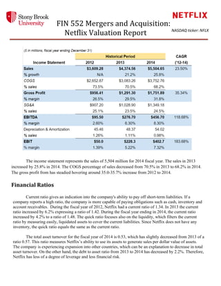 Netflix Valuation | PDF