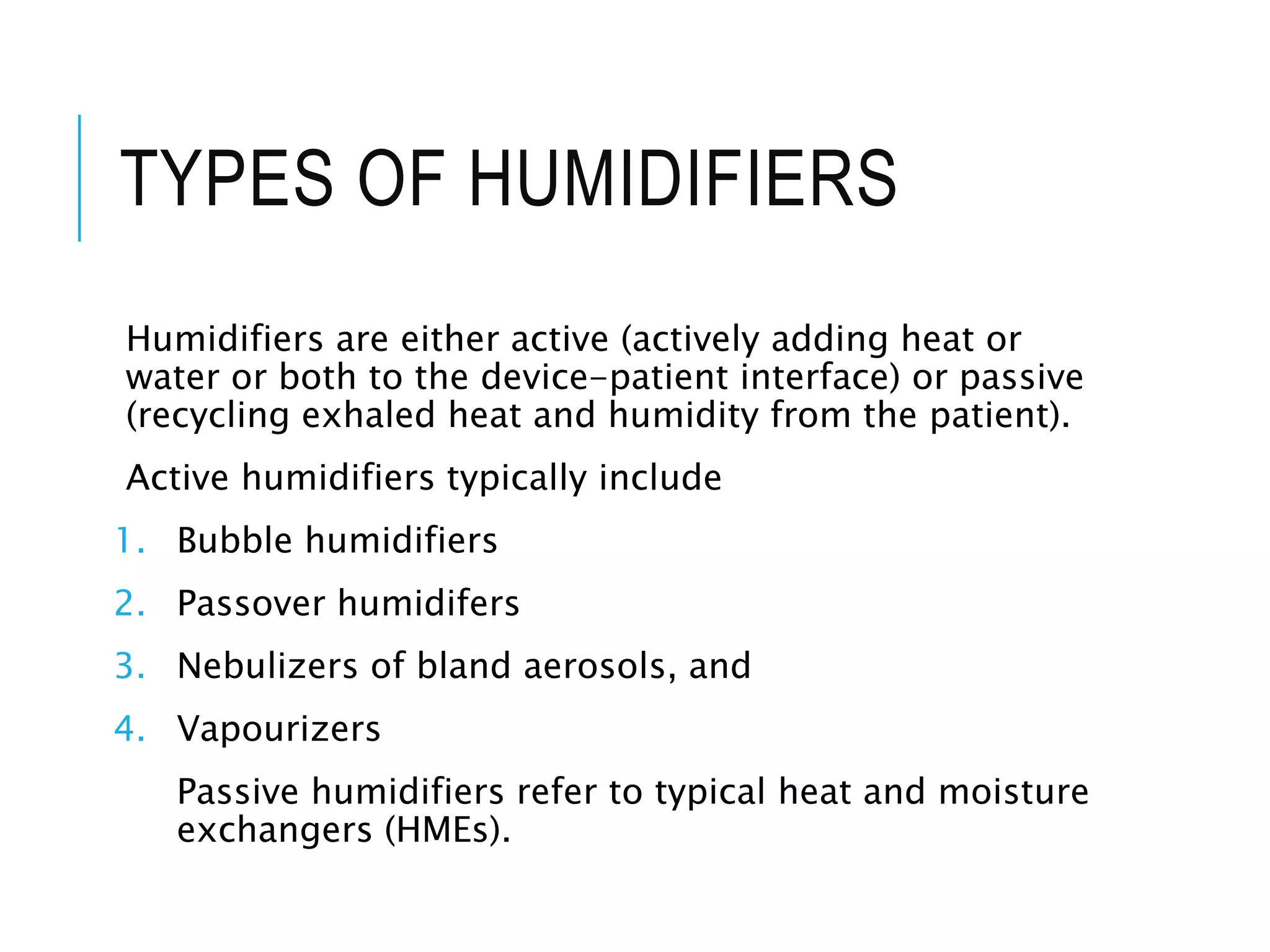 Humidification | PPTX