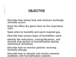 Humidification | PPTX