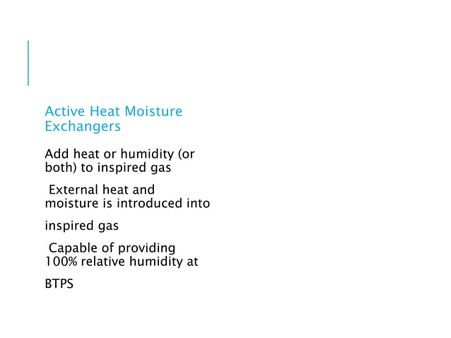 Humidification | PPTX | Lung and Respiratory Health | Diseases and ...