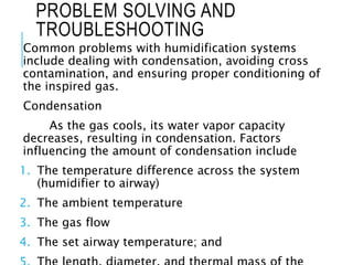 Humidification | PPTX