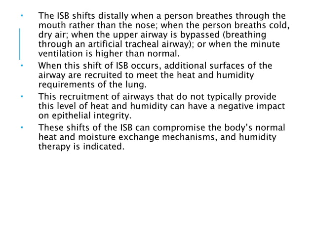 Humidification | PPTX | Lung and Respiratory Health | Diseases and ...