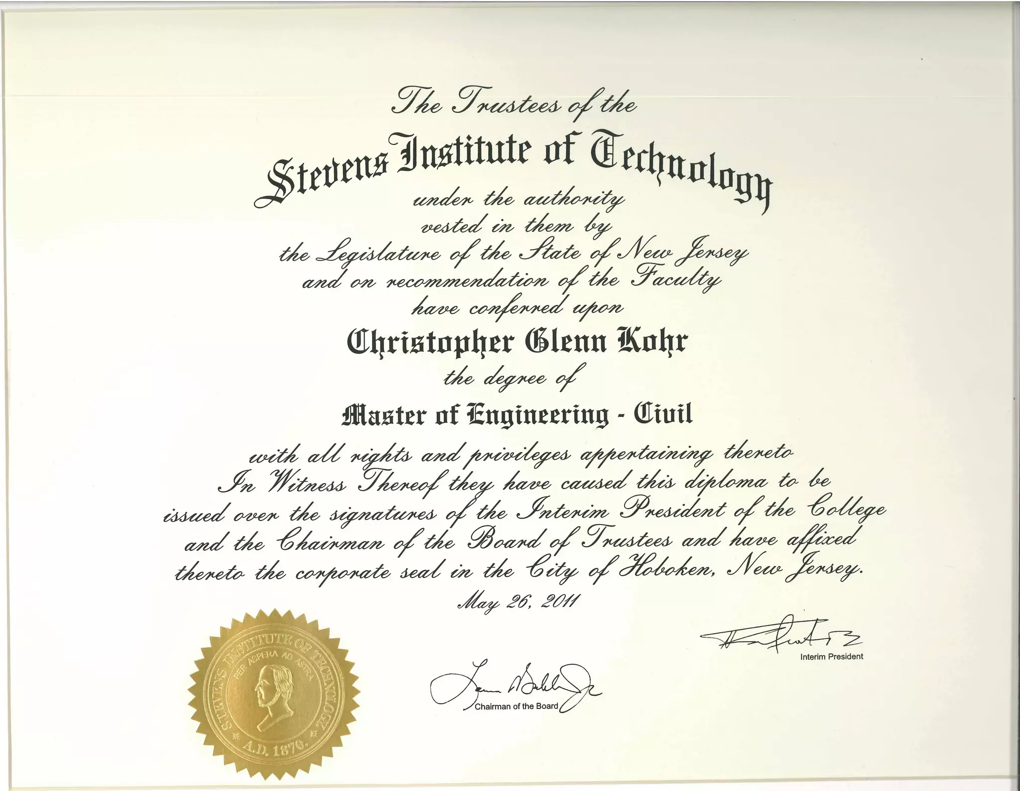 Stevens Diploma | PPT