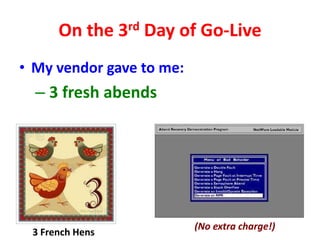 12 days of go live | PPTX