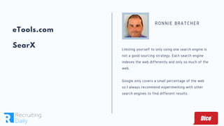 12 Days of Sourcing - The Webinar | PPT