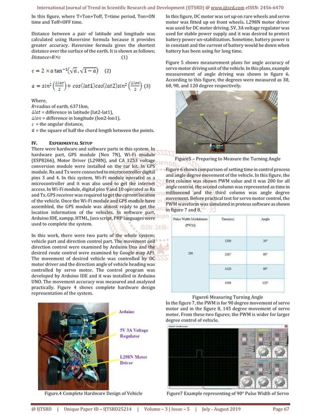 Design and Construction of Navigation Based Auto Self Driving Vehicle using Google Map API with ...