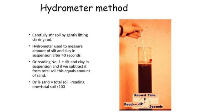 Determination of soil texture | PDF