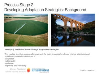 Developing adaptation strategies background training for adaptation | PPT