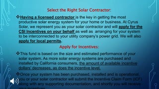 CYRUS SOLAR INC. PRESENTATION | PPT