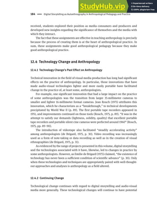 12 Digital Storytelling As Autoethnography In Anthropological Pedagogy ...