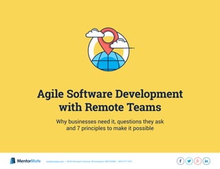 Agile Software Development with Remote Teams | PDF | Remote Working | Careers