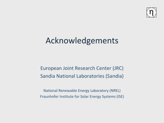 Dissecting the Differences Between Pyranometer and Reference Cell Irradiance Measurements | PPT