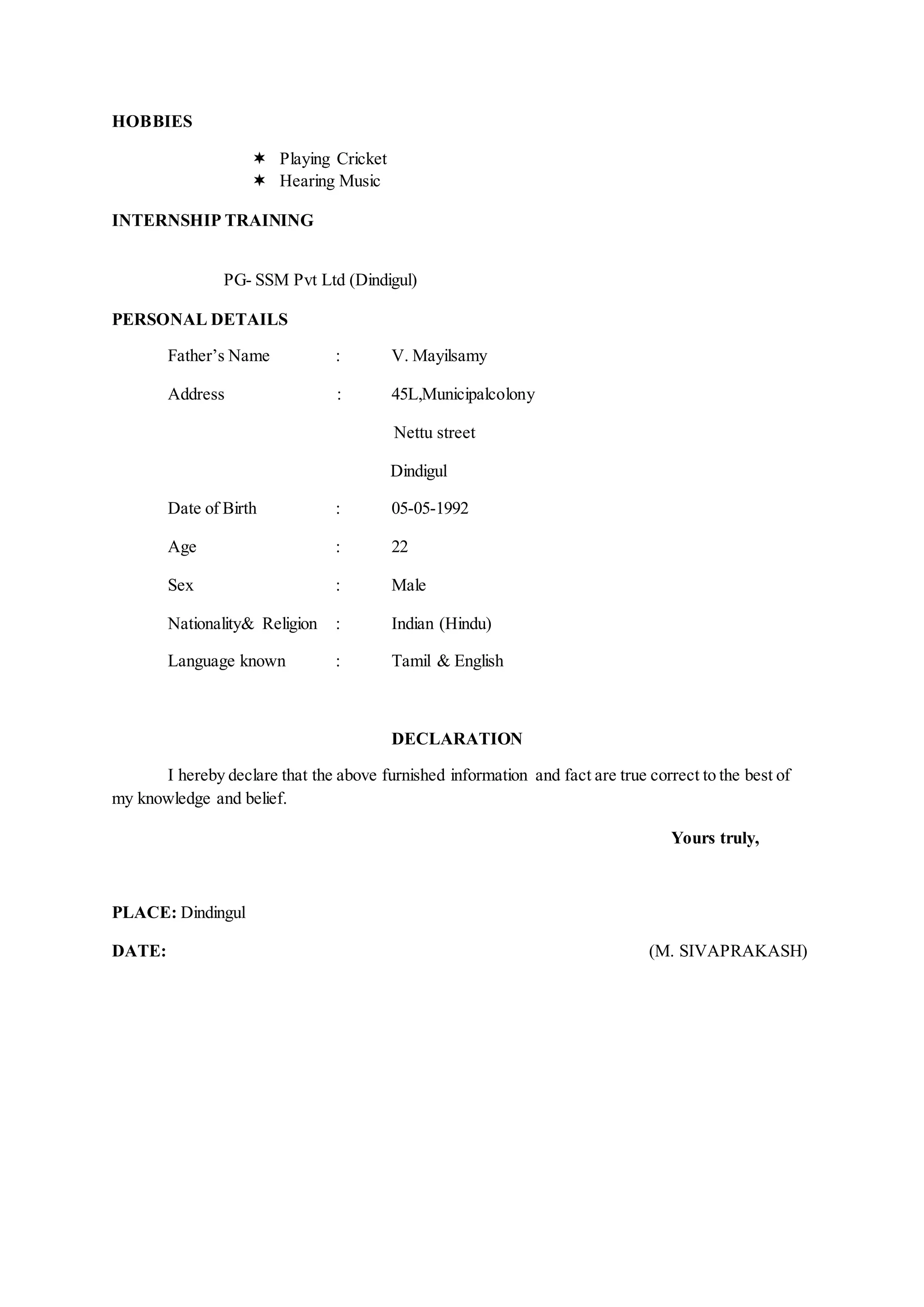 SIVA Resu | DOCX | Education