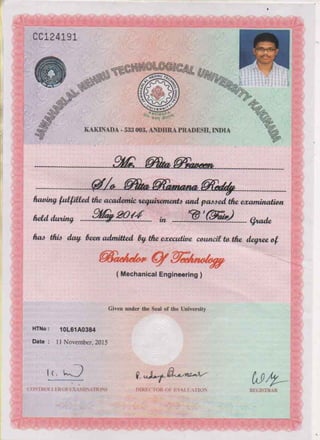 Bachelor degree | PDF