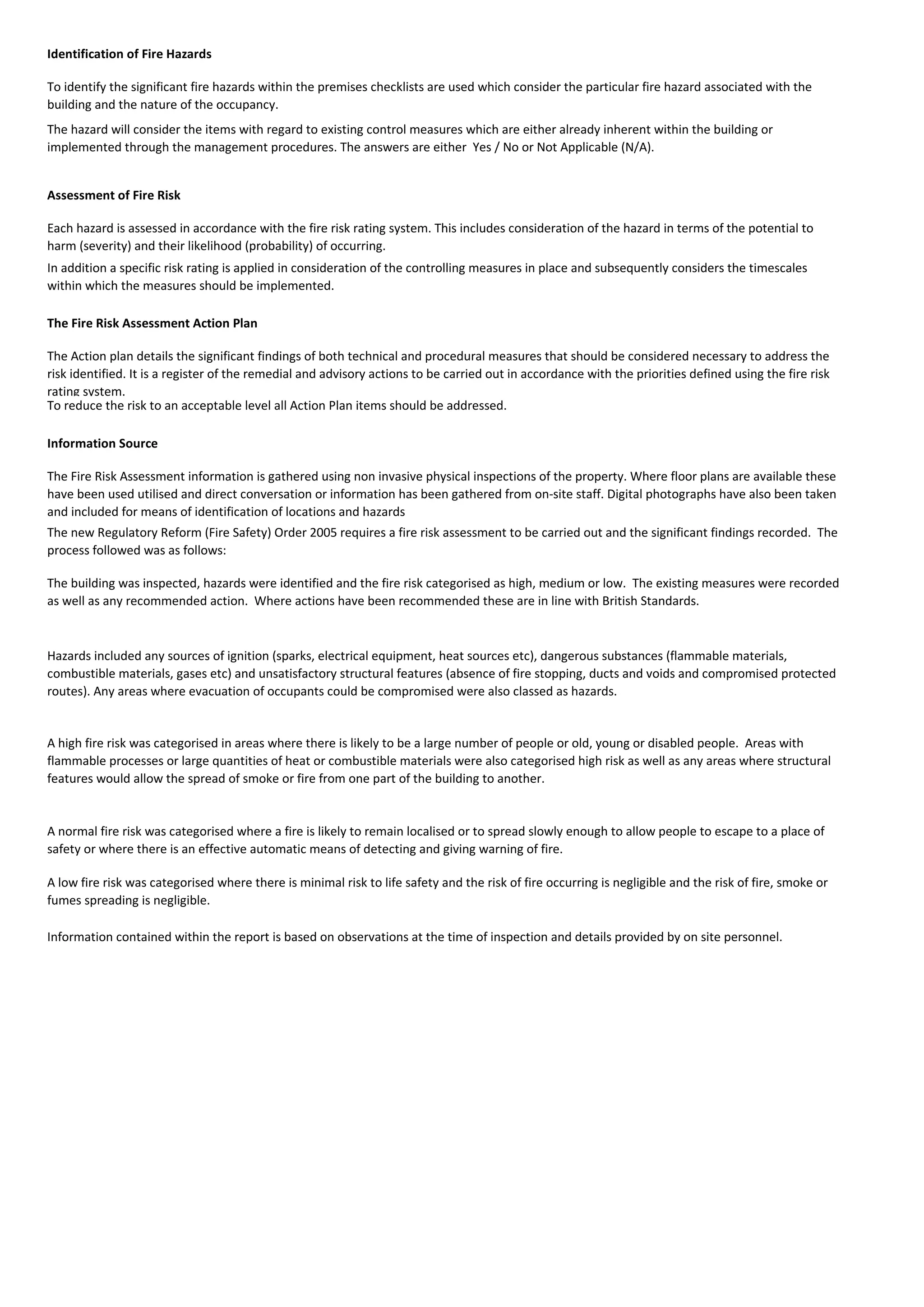 Fire Risk Assessment Master ( Flats) | PDF