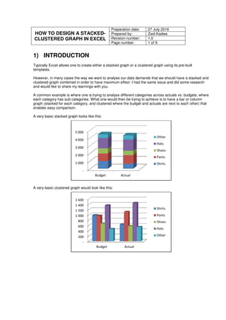 20160727 - How to Create a Stacked-Cluster Graph in Excel | PDF ...