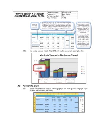 20160727 - How to Create a Stacked-Cluster Graph in Excel | PDF ...
