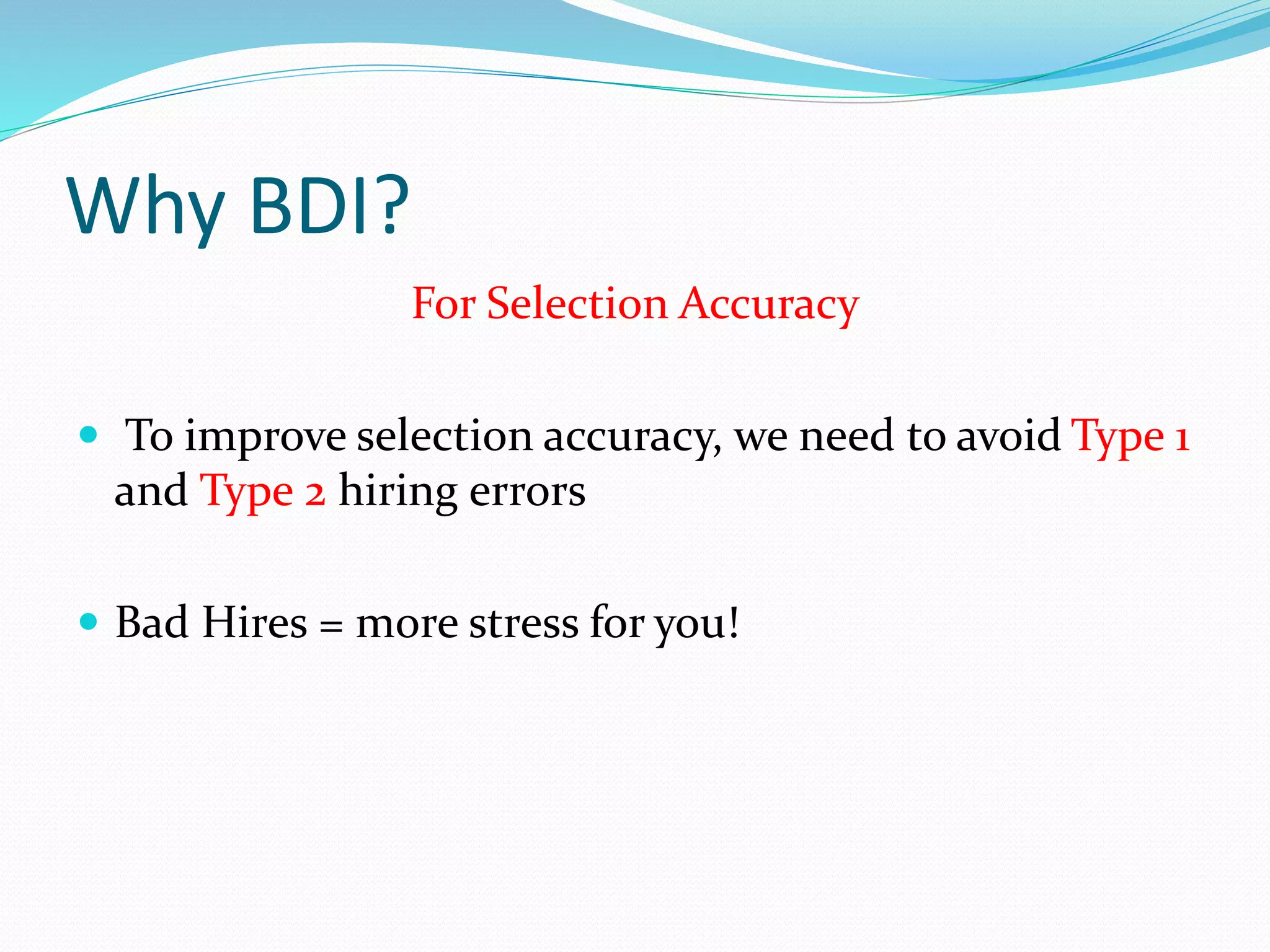 BDI Training | PPTX