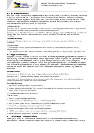 eCF - Competenties Michel Noordzij | PDF