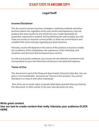 12 easy steps_to_awesome_copy | PDF