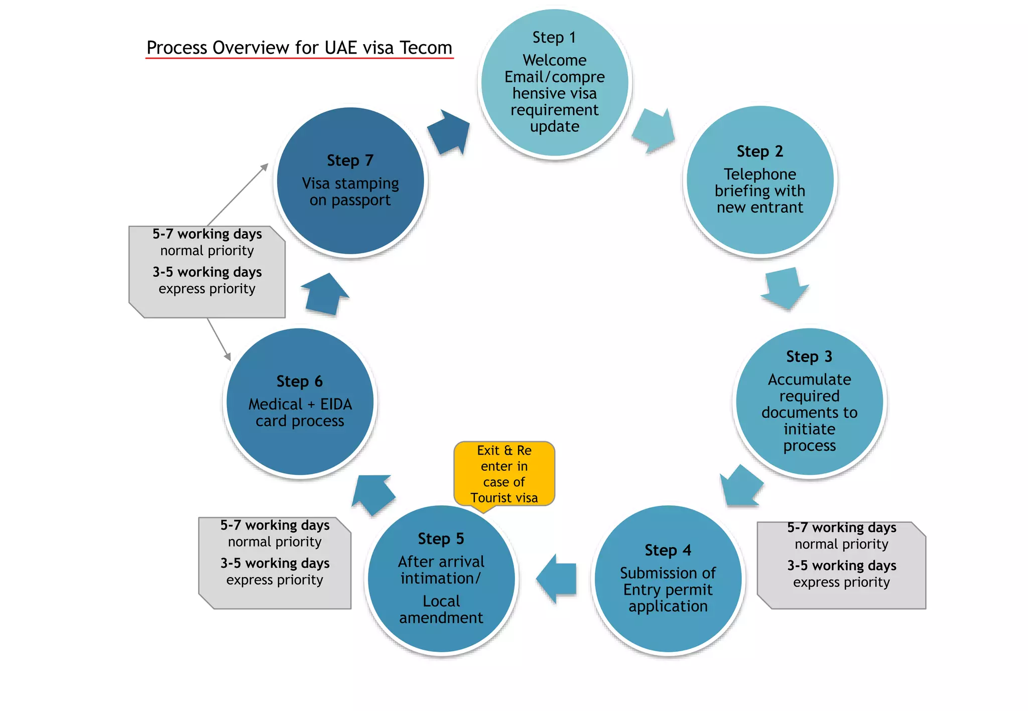 UAE visa process (Tecom) | PPTX