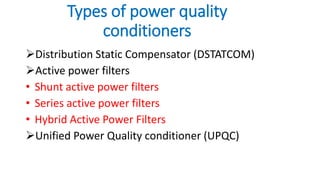 power quality conditioners | PPTX