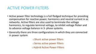 power quality conditioners | PPTX