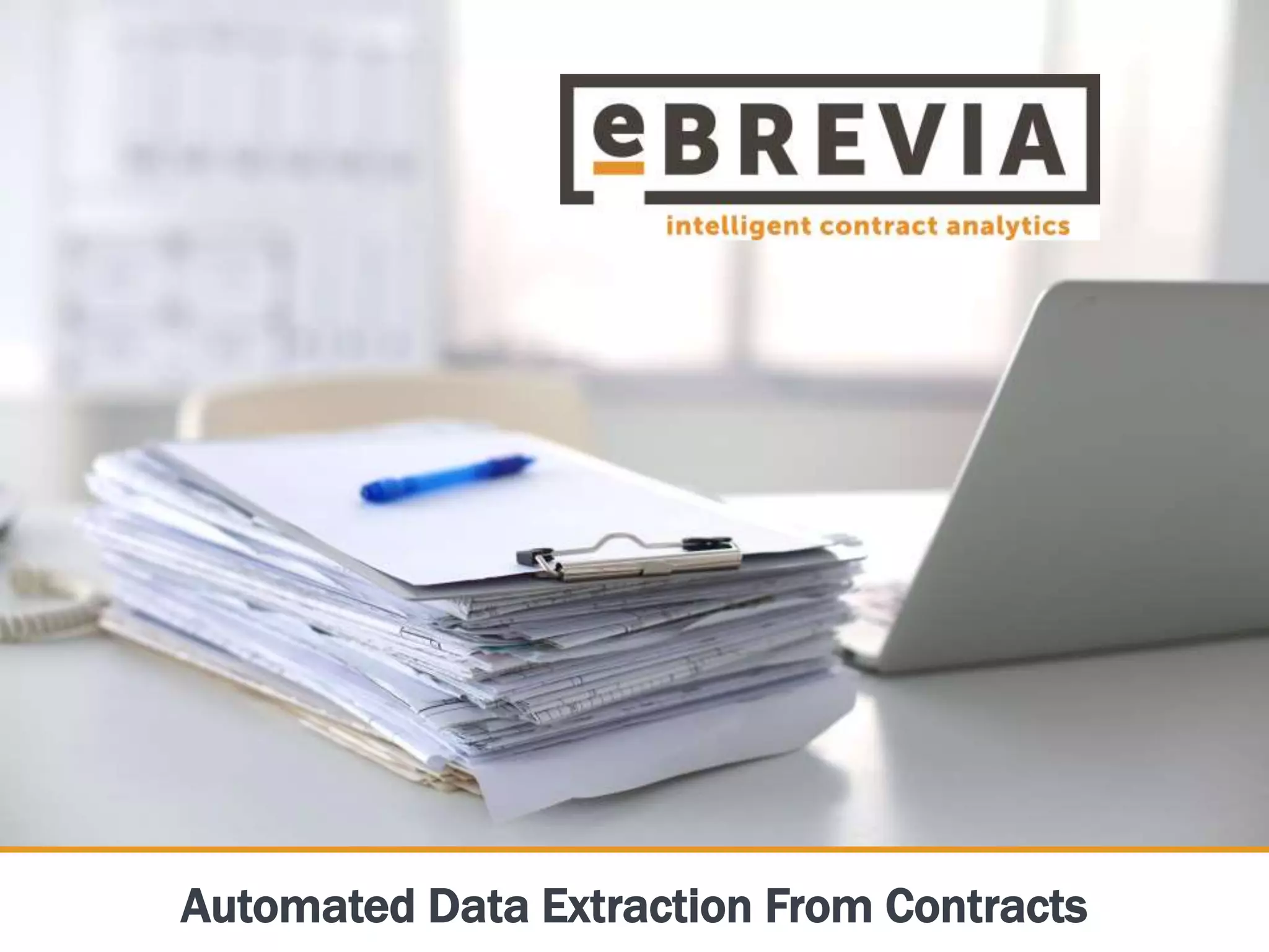 eBrevia Startup Alley Pitch | PPT