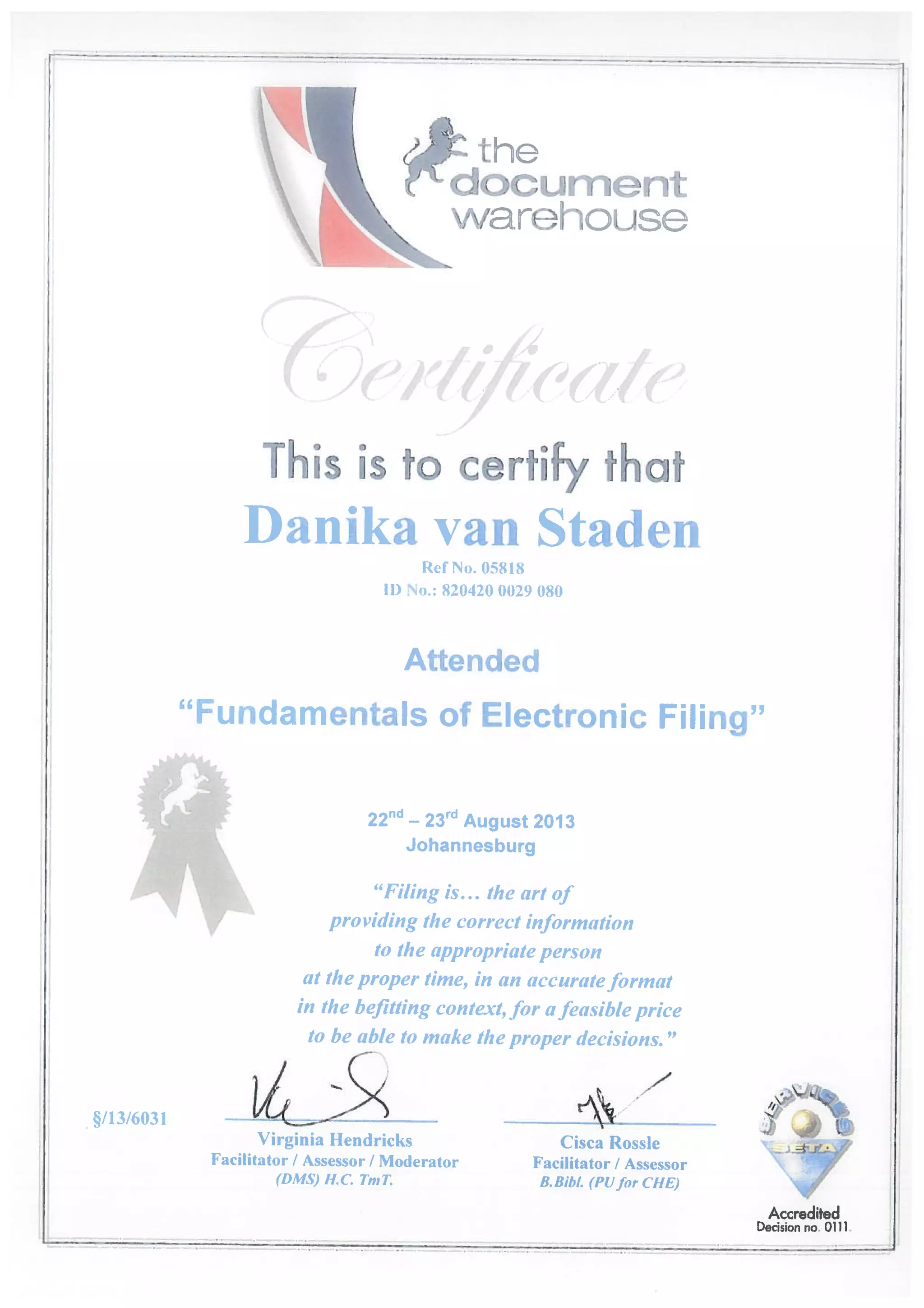 TDW - Fundamentals of Electronic Filing | PDF