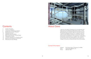 Dave Schaare Jr Portfolio | PDF