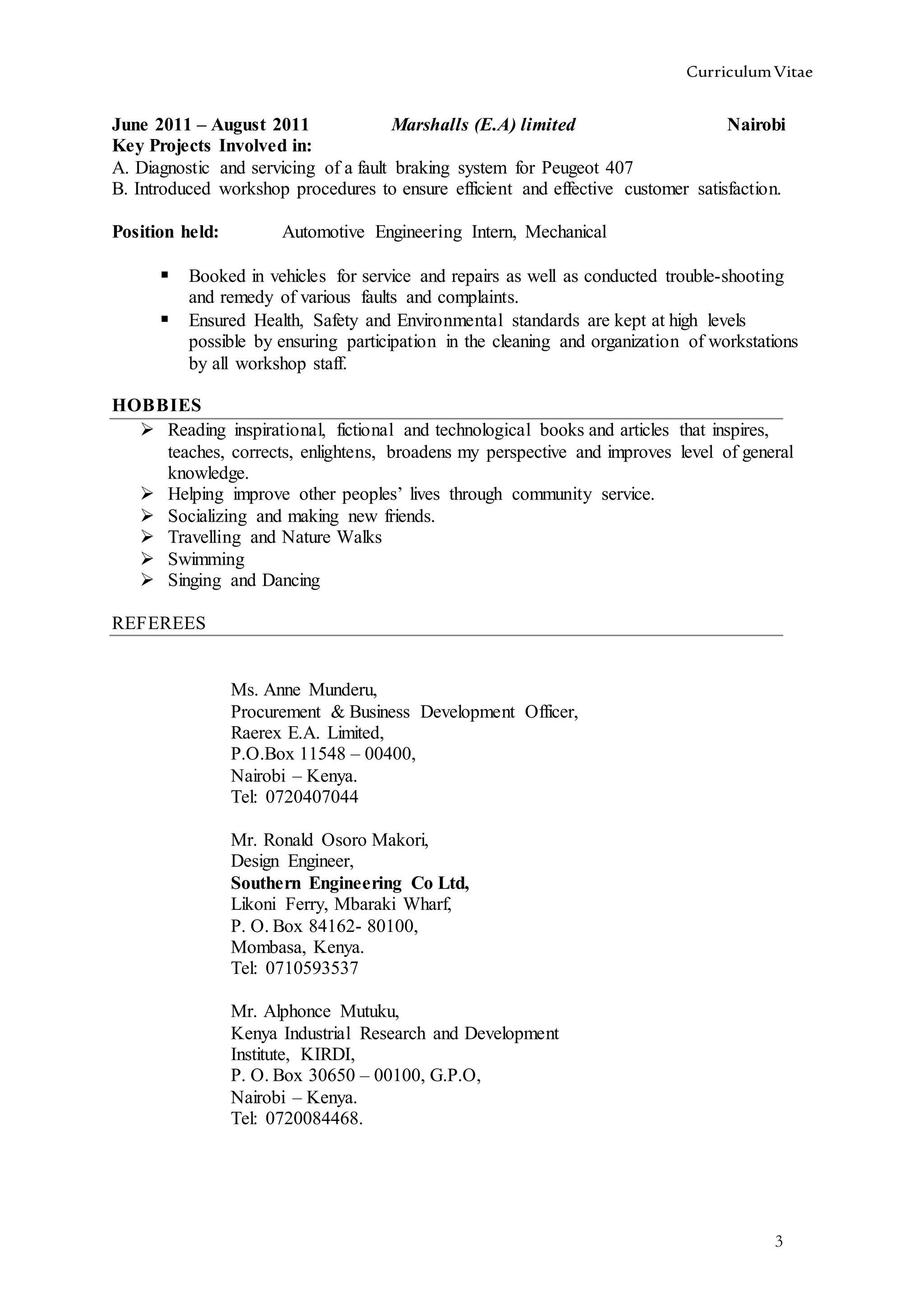 victor updated cv - 2016 | PDF