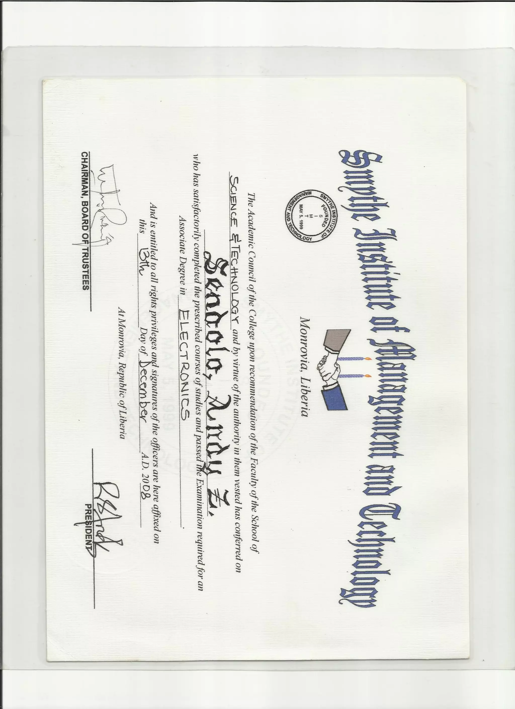 AA DEGREE IN ELECTRONICS | PDF